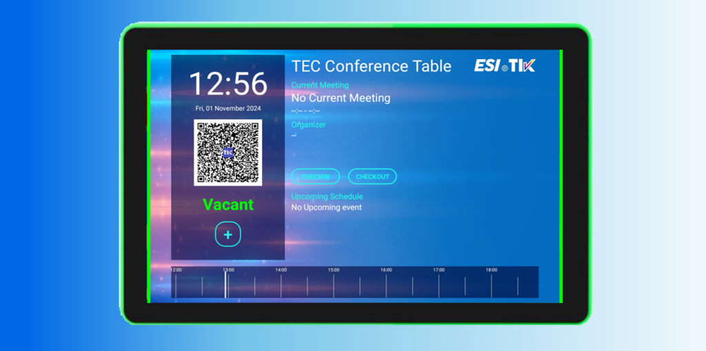 Booking Panel - Intelligent Workplace and Rooms